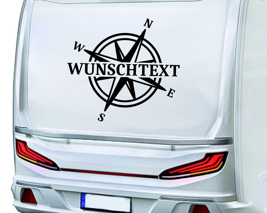 Wohnmobil Aufkleber | Wohnwagen Aufkleber | Wunschtext personalisierbar ...