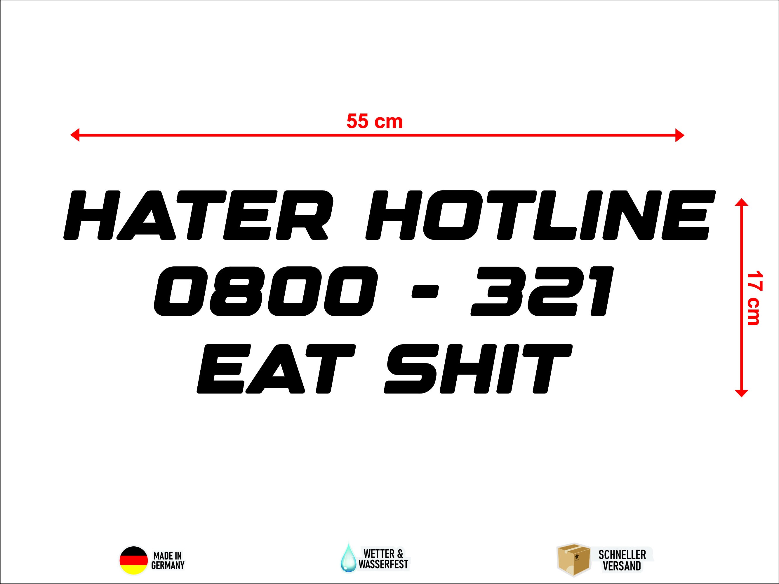 Autoaufkleber Set Hater Hotline Auto Aufkleber Car Sticker Jdm - Etsy