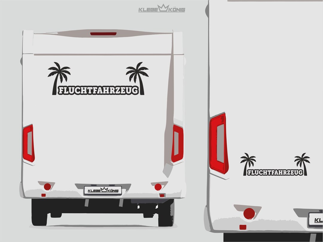 Caravan Motorhome Caravan Van Sticker / ESCAPE VEHICLE - Etsy