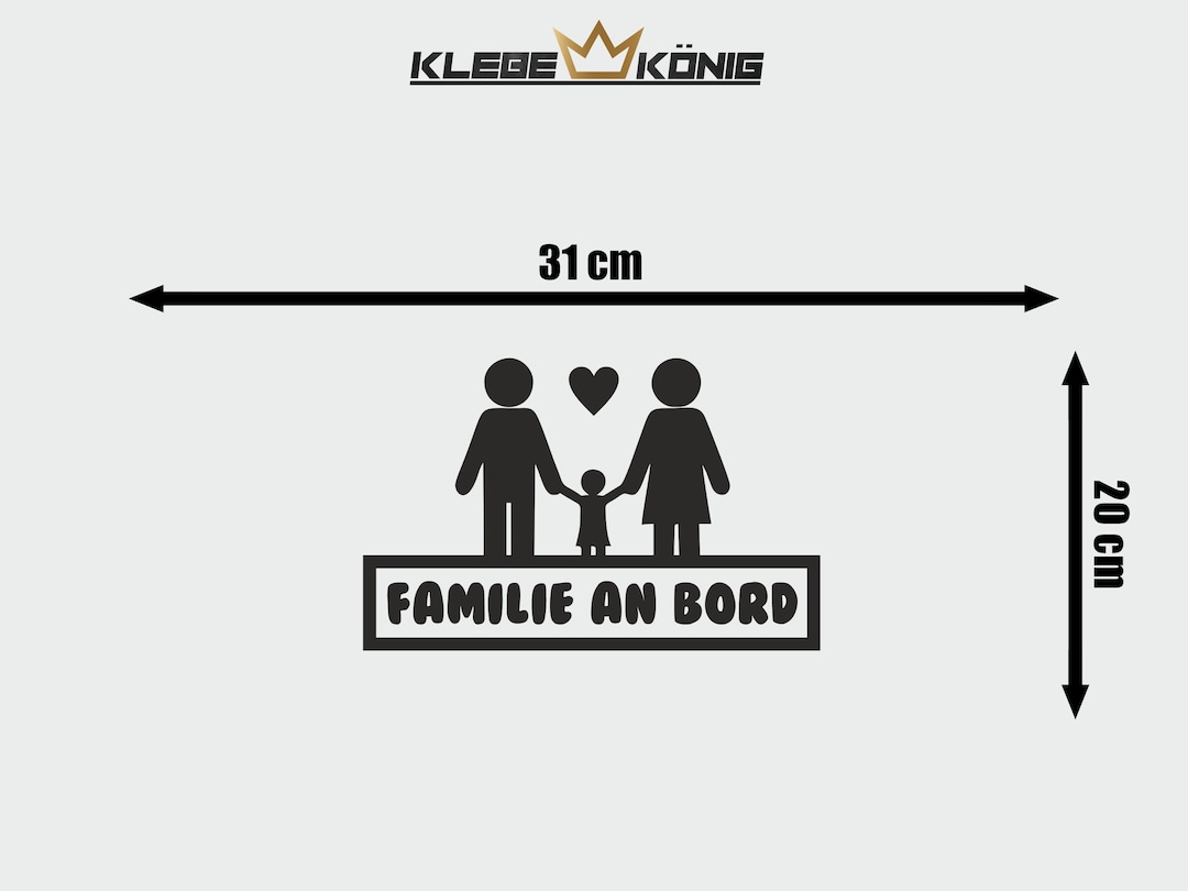 Car Sticker / Family on Board - Etsy