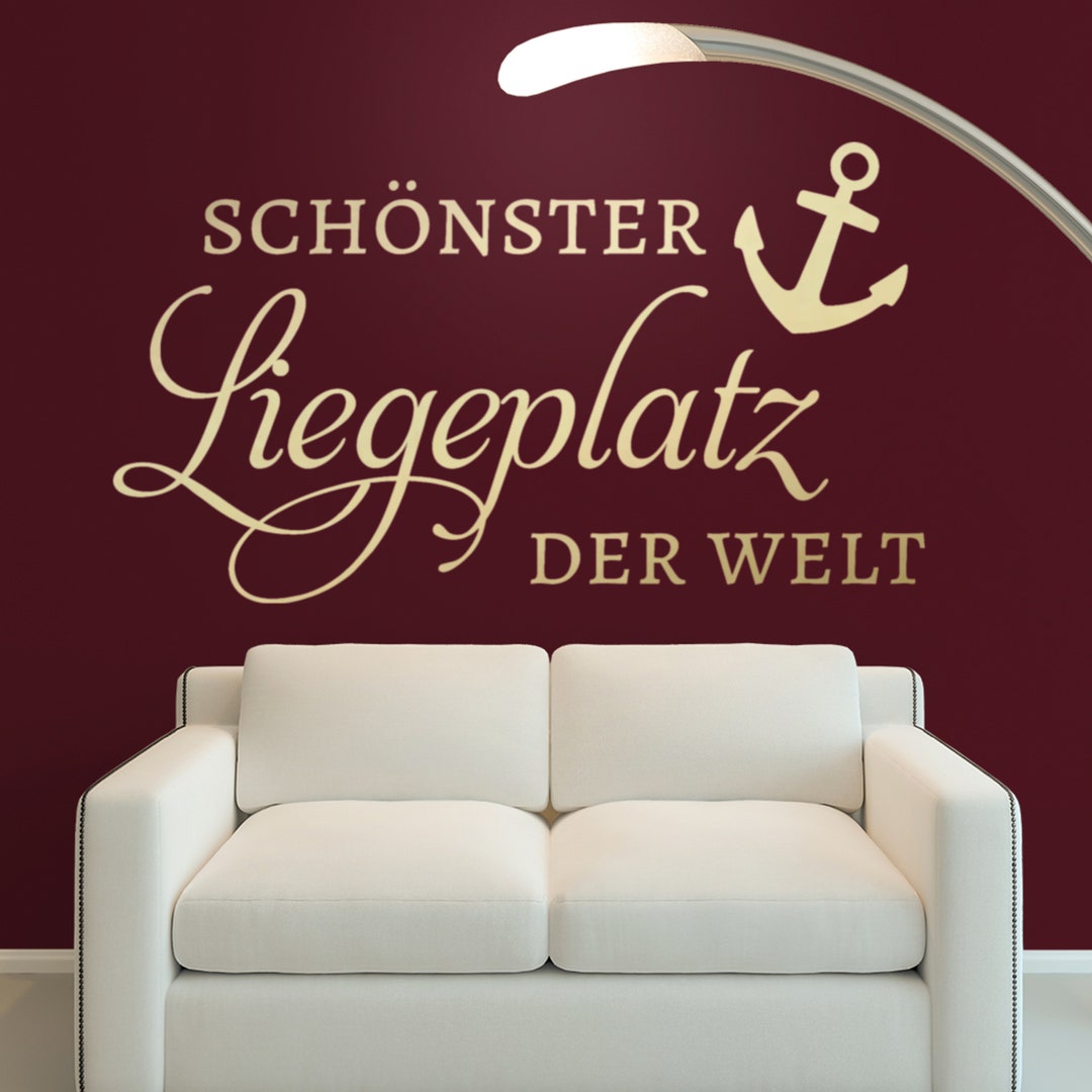 Wall Sticker - Most Beautiful Berth in the World - Wall Sticker Saying ...