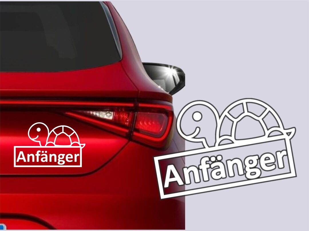 Novice Driver Car Sticker Novice Car Sticker Sticker - Etsy