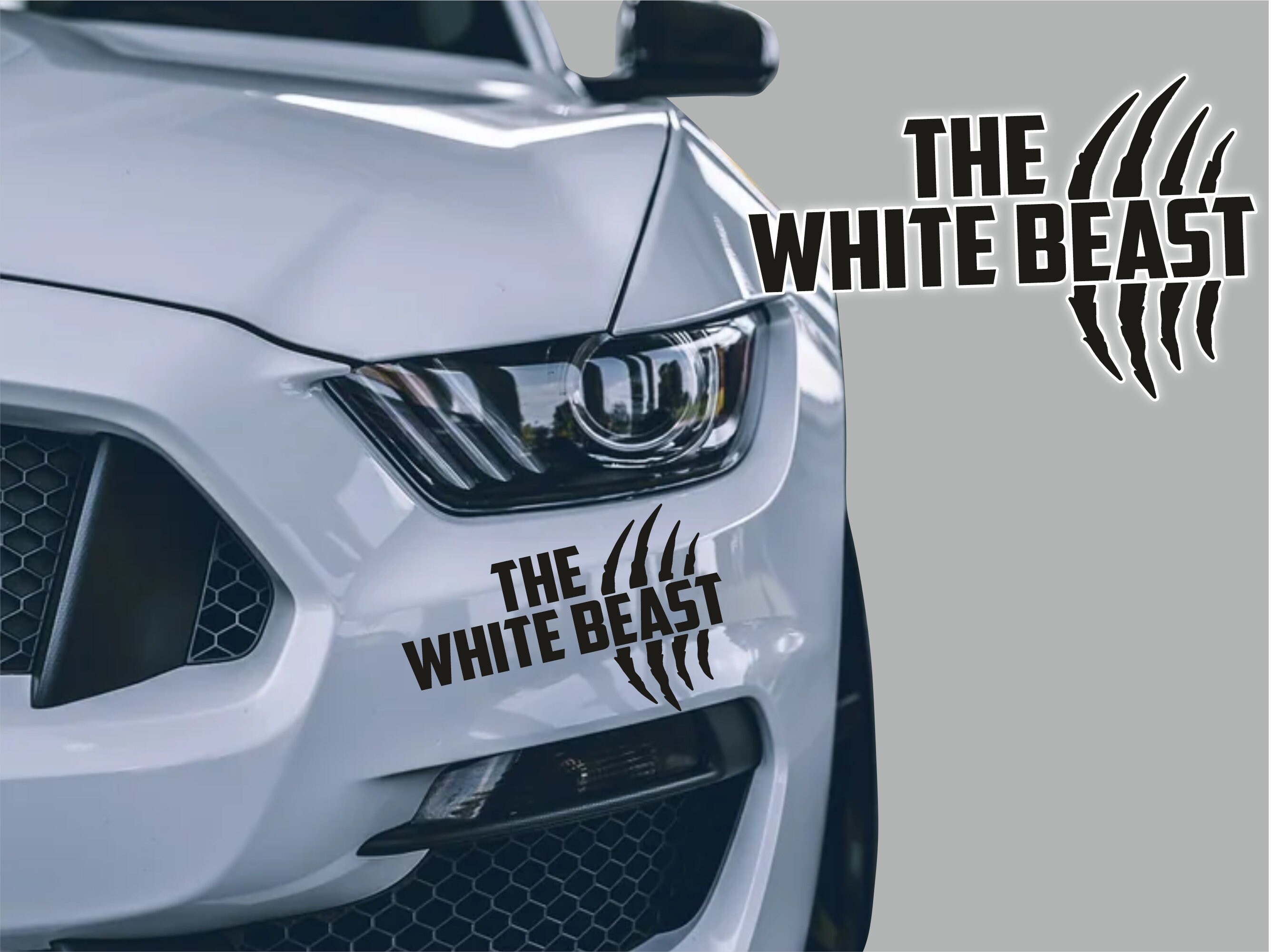 Auto Aufkleber the White Beast Autoaufkleber Car Sticker - Etsy