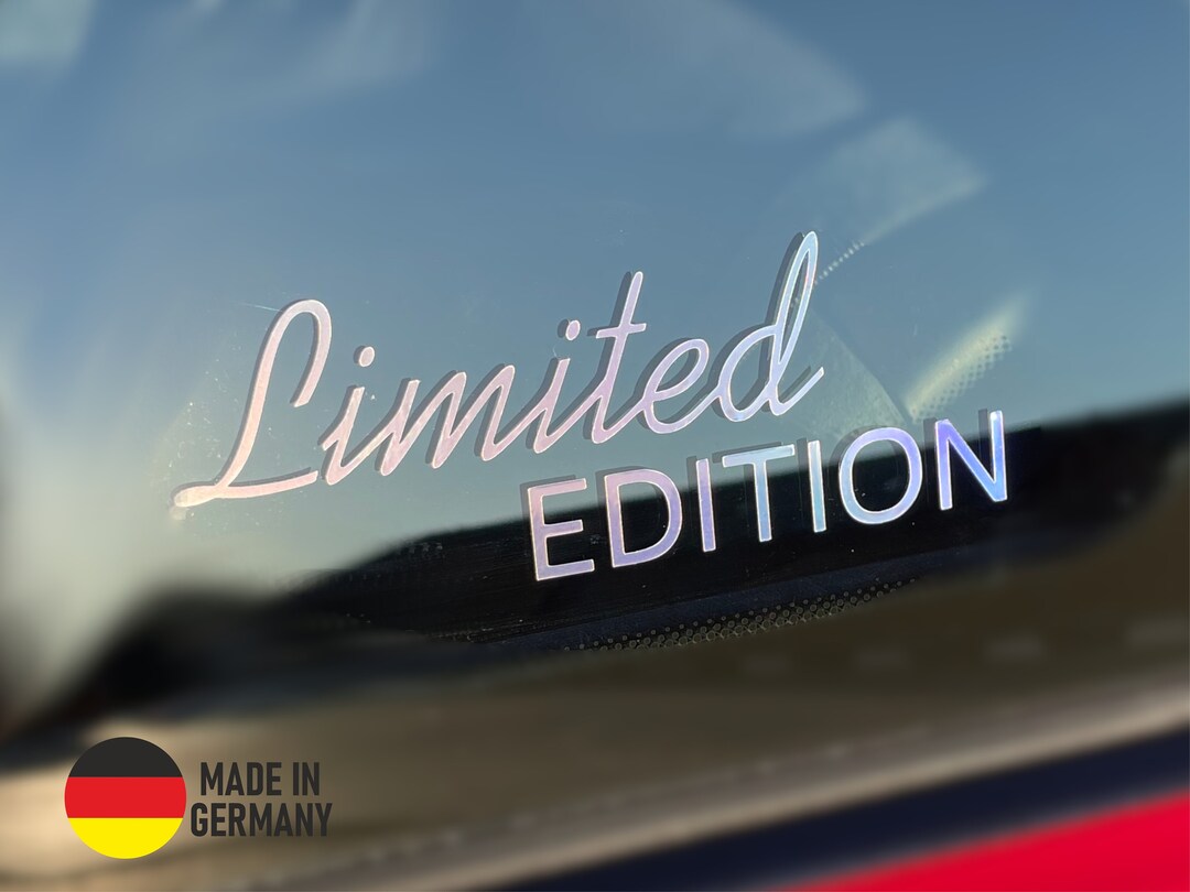 Limited Edition Sticker Car Sticker Auto Decal Stickers Tuning Racing ...