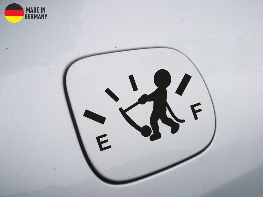 Autoaufkleber lustig Tankdeckel Witzig Sticker Aufkleber Gas Benzin ...