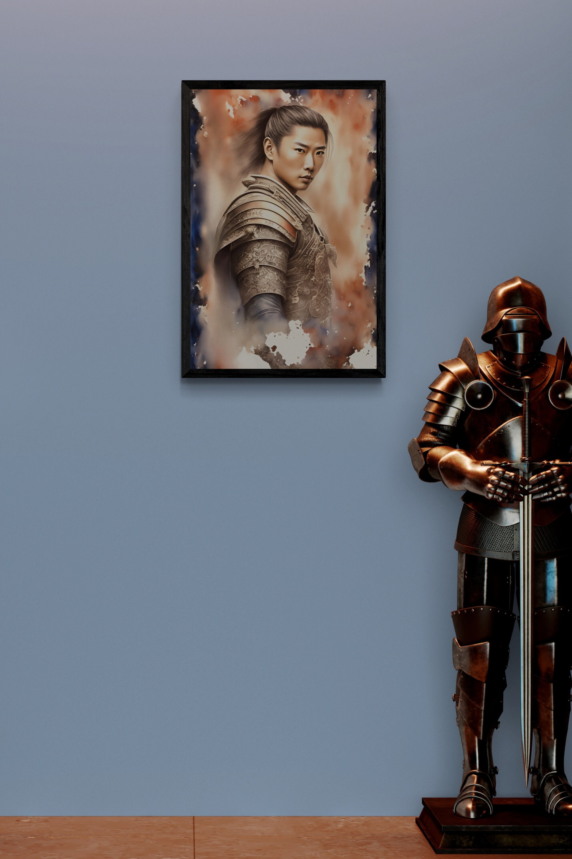Samurai Oath Warrior Wall Art, Samurai Wall Décor, Printable Digital ... Samurai Oath Warrior Wall Art, Samurai Wall Décor, Printable Digital ...
