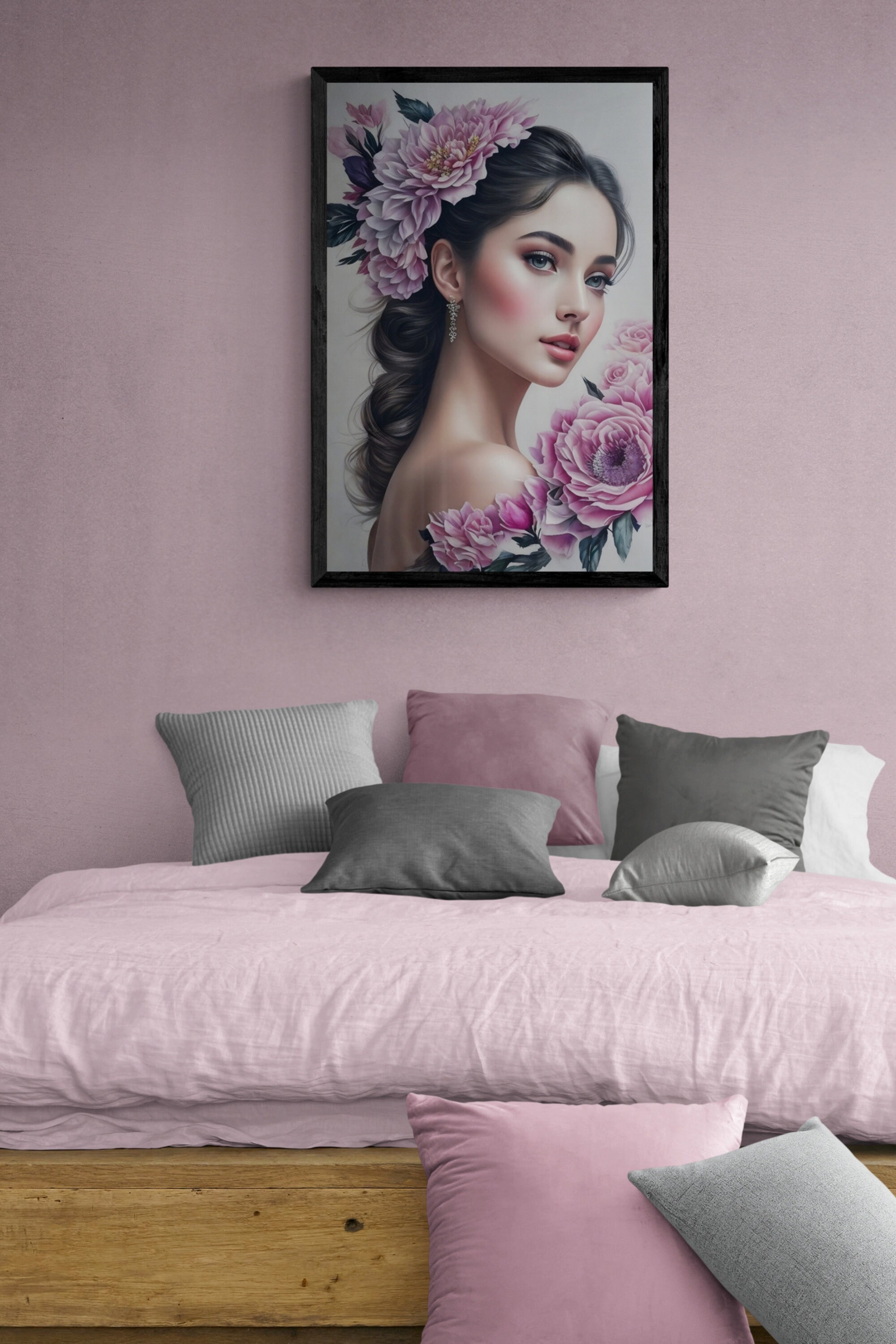 Lady of Glamour Wall Art Print Printable Digital Download - Etsy