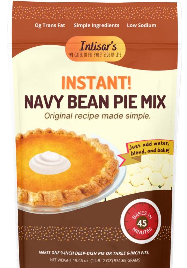 Navy Bean Pie Mix, Gourmet Dessert, Quick and Easy Pie Mix, Traditional ...