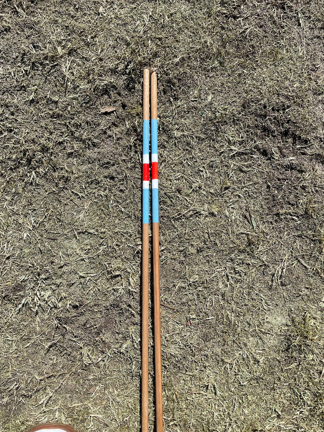 Custom Painted Hickory Golf Alignment Sticks Ole Miss Made - Etsy