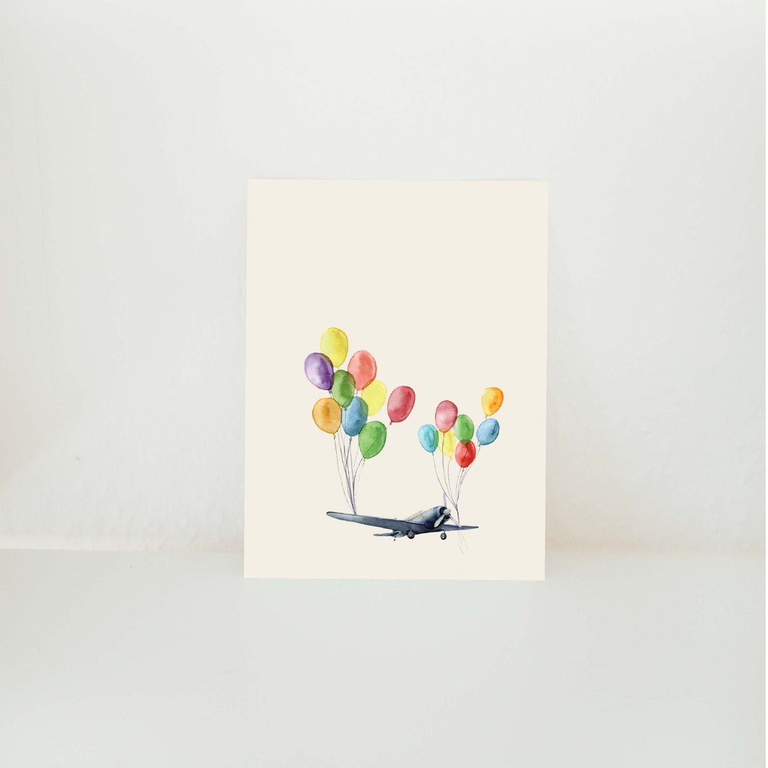Aviation Birthday Card, Gift for Pilot, Aviator, Digital Download ...