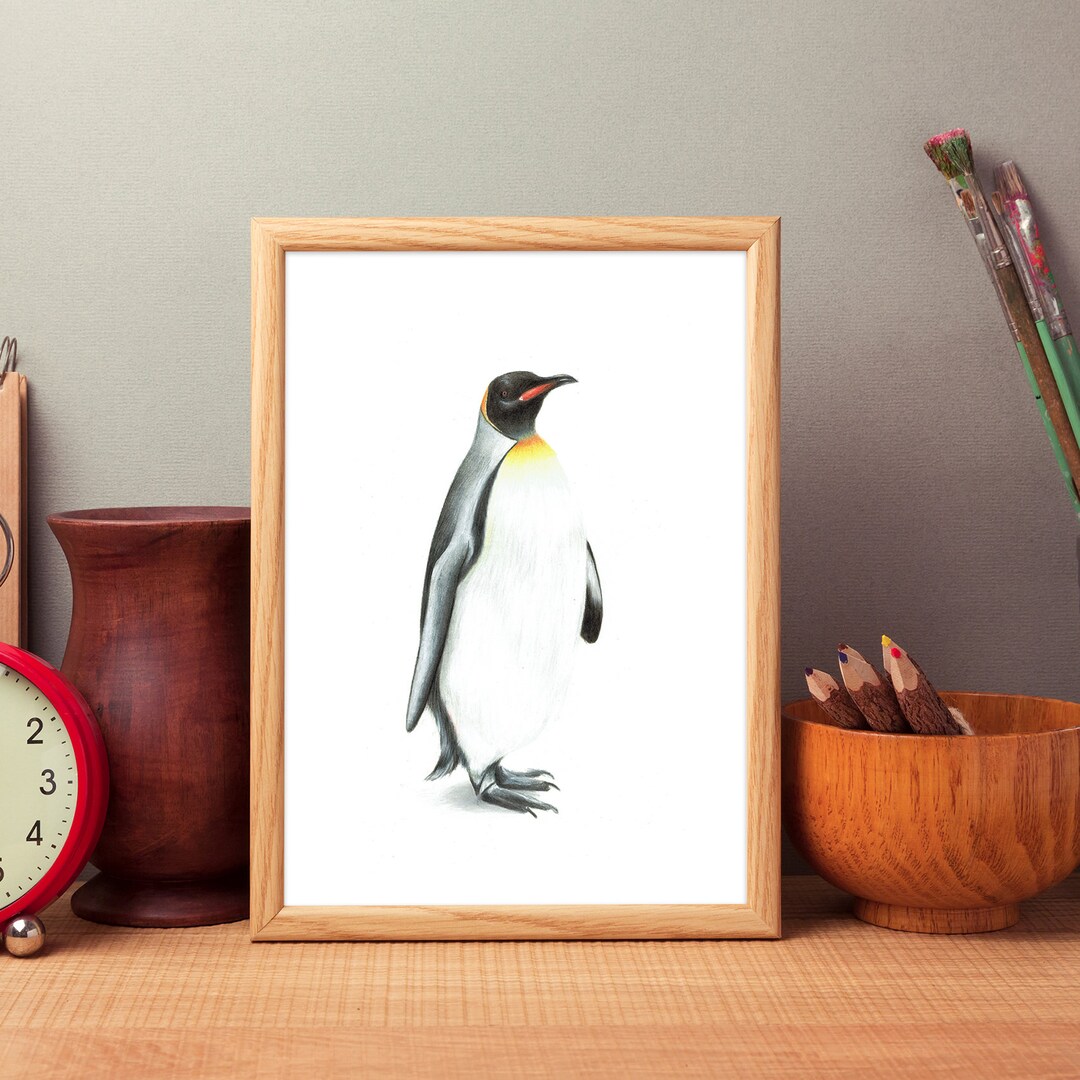 Emperor Penguin Art Print: Forsteri Wall Decor - Etsy