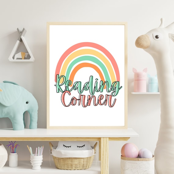 Playroom Wall Decor Reading Corner Kids Room Decor - Etsy