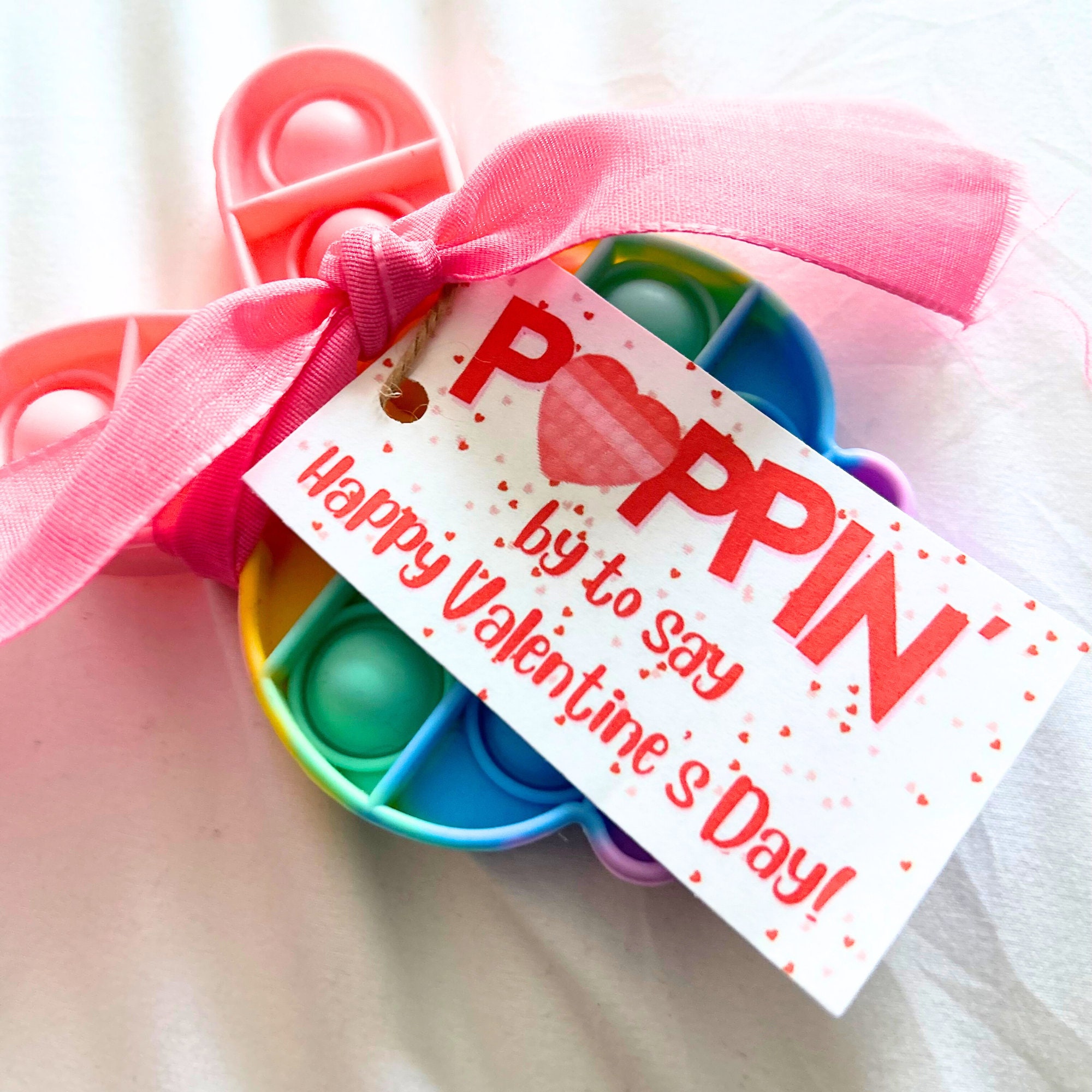 Valentines Day Gift Tags Valentine Cards Poppin By Pop It Tags Fidget ...