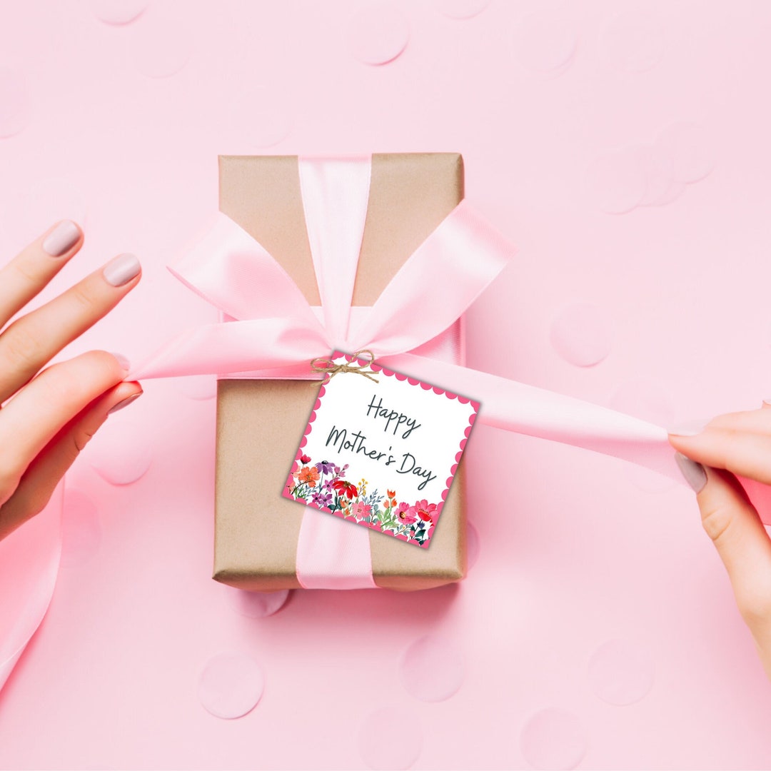 Floral Mother's Day Gift Tags | Printable Mom Gift (PDF) - Etsy