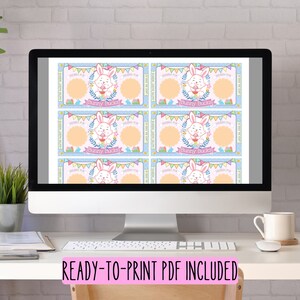 Bunny Bucks | Easter Printable | Easter Basket Play Money | Easter Egg ...