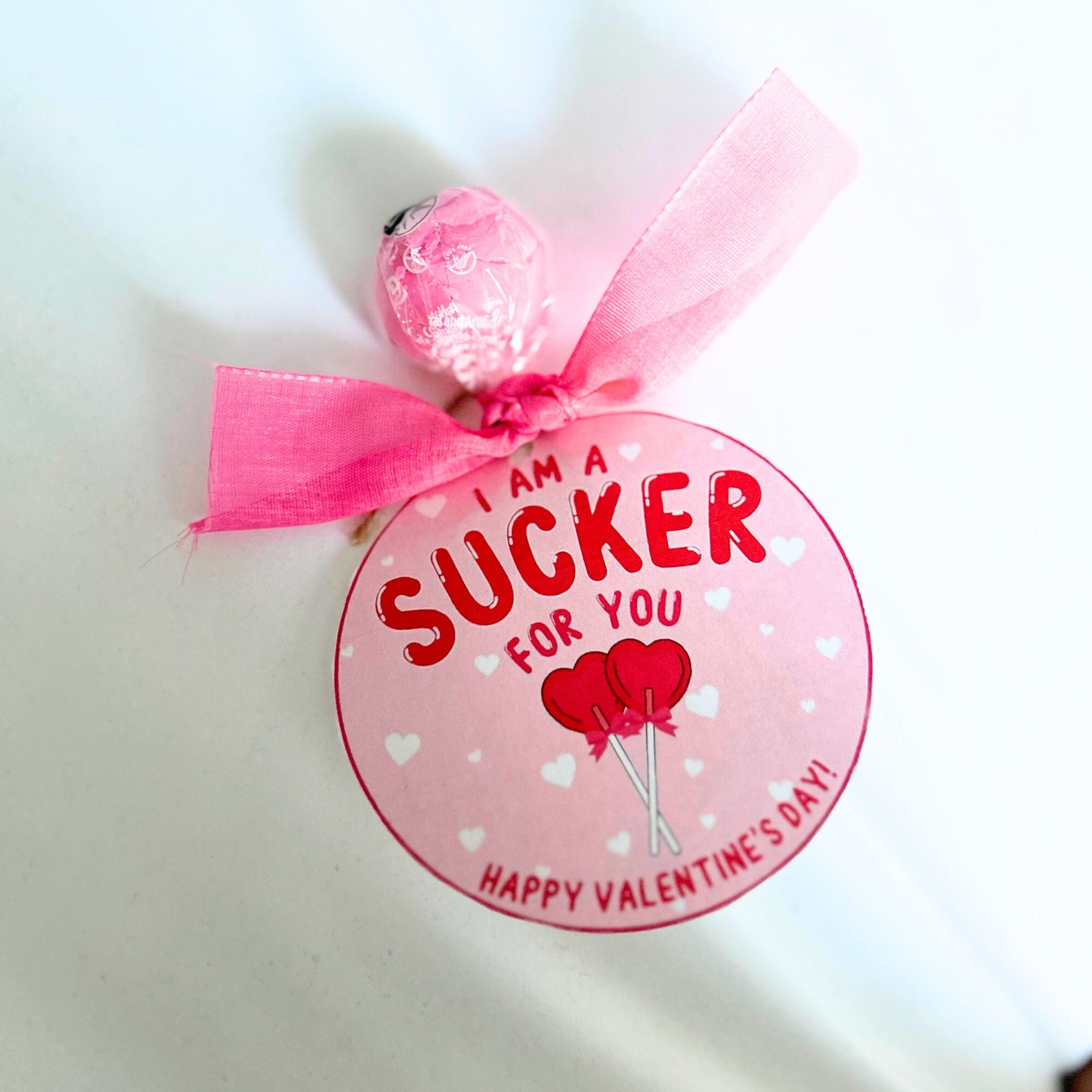 Valentine’s Day Gift Tags| Valentine Cards| A Sucker for You| Sucker ...