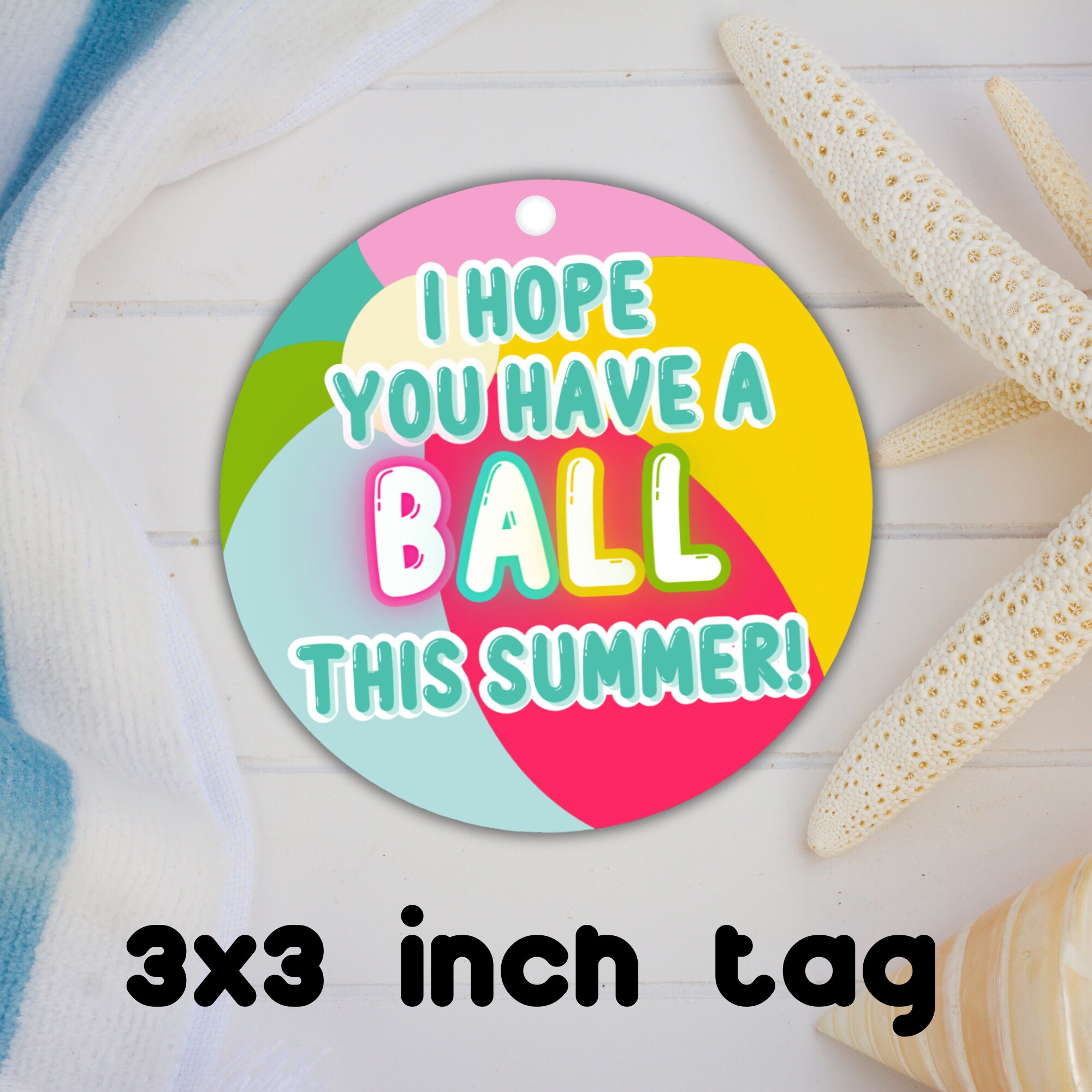 End of the Year Teacher Gift Have a Ball This Summer Beach Ball Teacher ...