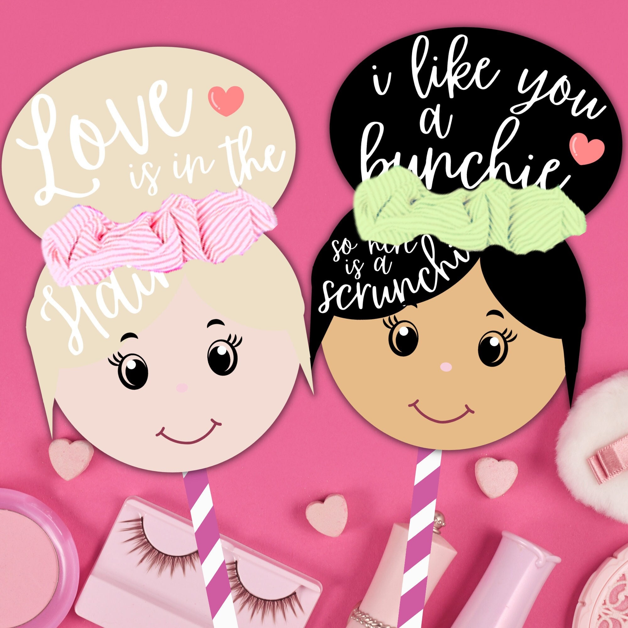 Scrunchie Party Favors Love is in the Hair Hair Tie Party Favors Hair ...