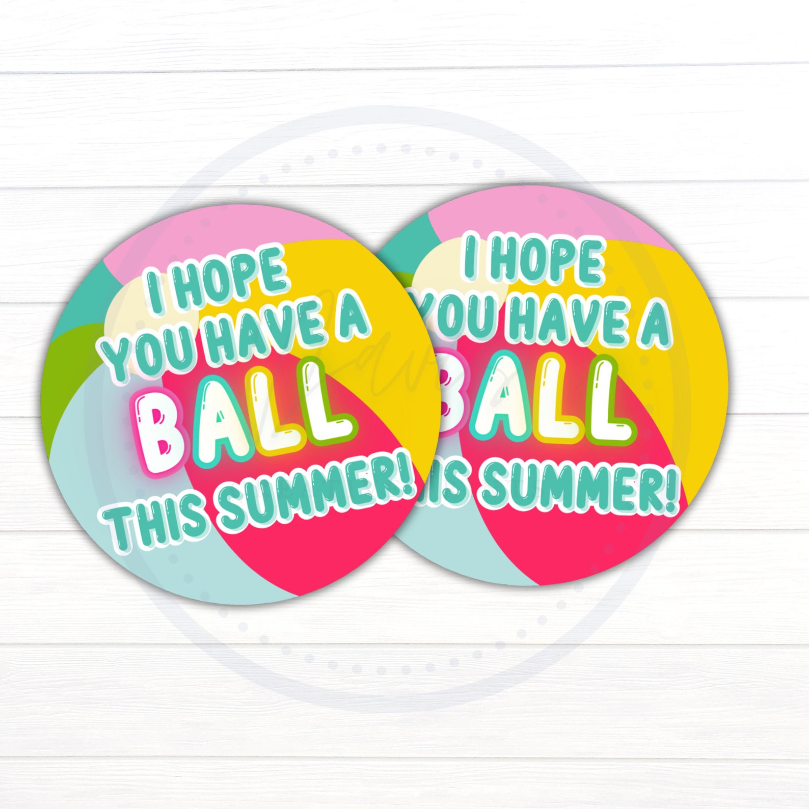 End of the Year Teacher Gift Have a Ball This Summer Beach Ball Teacher ...