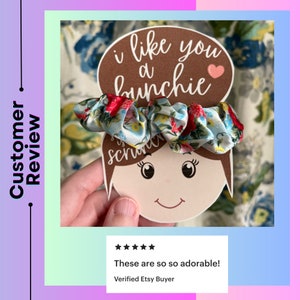 Scrunchie Party Favors| Love is in the Hair | Hair Tie Party Favors ...