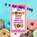 Donut Know What We Would Do Without You Donut Appreciation - Etsy