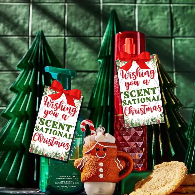 Wishing You a Scentsational Christmas | Christmas Tag for Candles ...