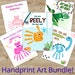 Father's Day Handprint Art Bundle | Kids Activity (PDF) - Etsy