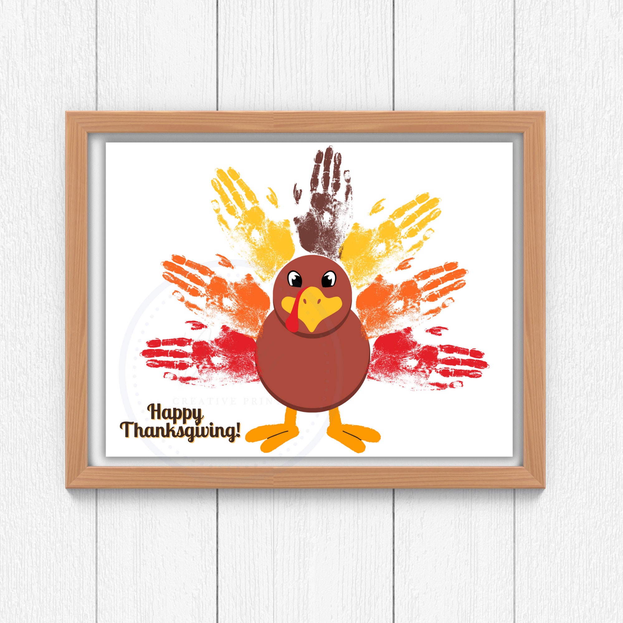 Thanksgiving Handprint Activity | Thanksgiving Turkey Feather Hands ...