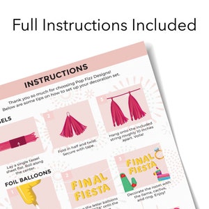 Final Fiesta Decoration Set - Etsy