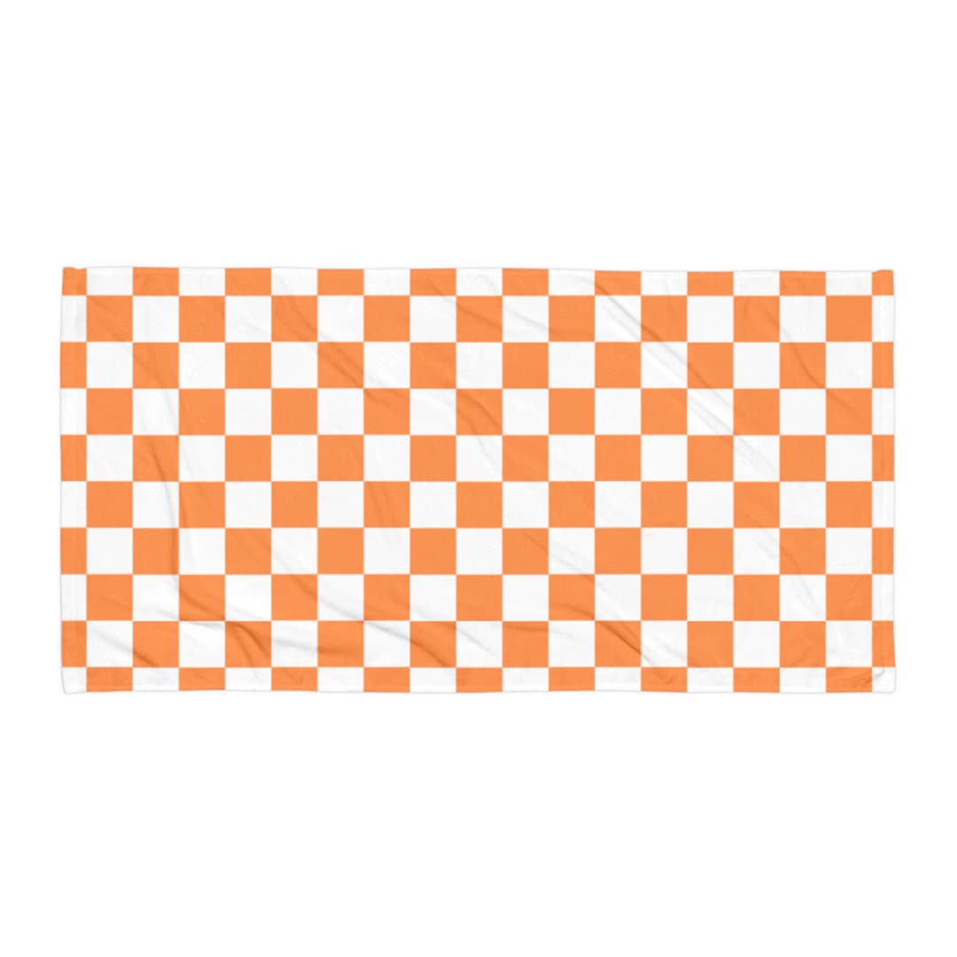 Tennessee Checkerboard Towel-tennessee Sports Gift - Etsy