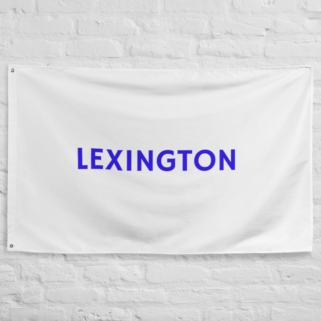 Lexington Flag-city Flag-kentucky-home Decor - Etsy