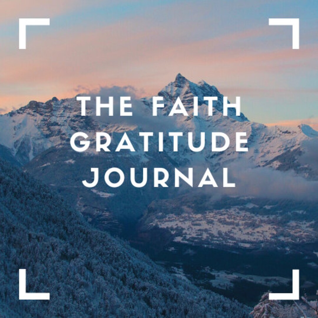 30 Day Faith-based Gratitude Journal, Daily Reflection Template, Self ...