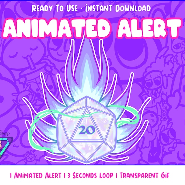 Cat Animation Twitch Alert GIF Animation Animated Alert Streaming ...