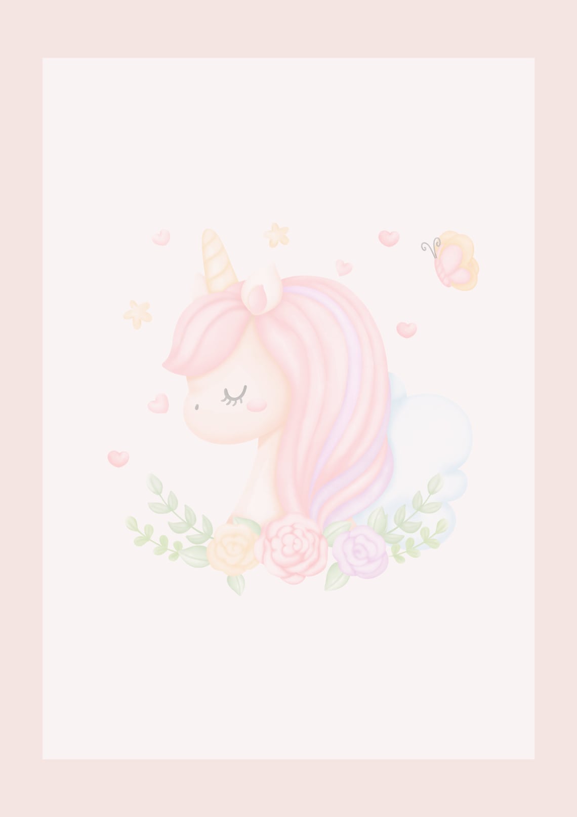 Printable Unicorn Letter Paper, Unicorn Letter Paper Printable ...