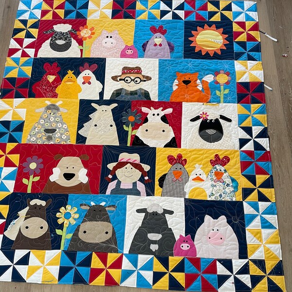 Barnyard Quilt - Etsy