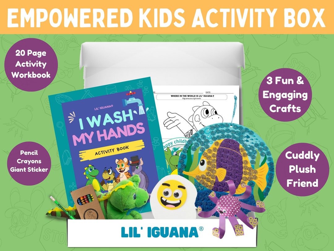 Empowering Learning Hand Washing Hygiene Activity Craft Kit Box Lesson ...