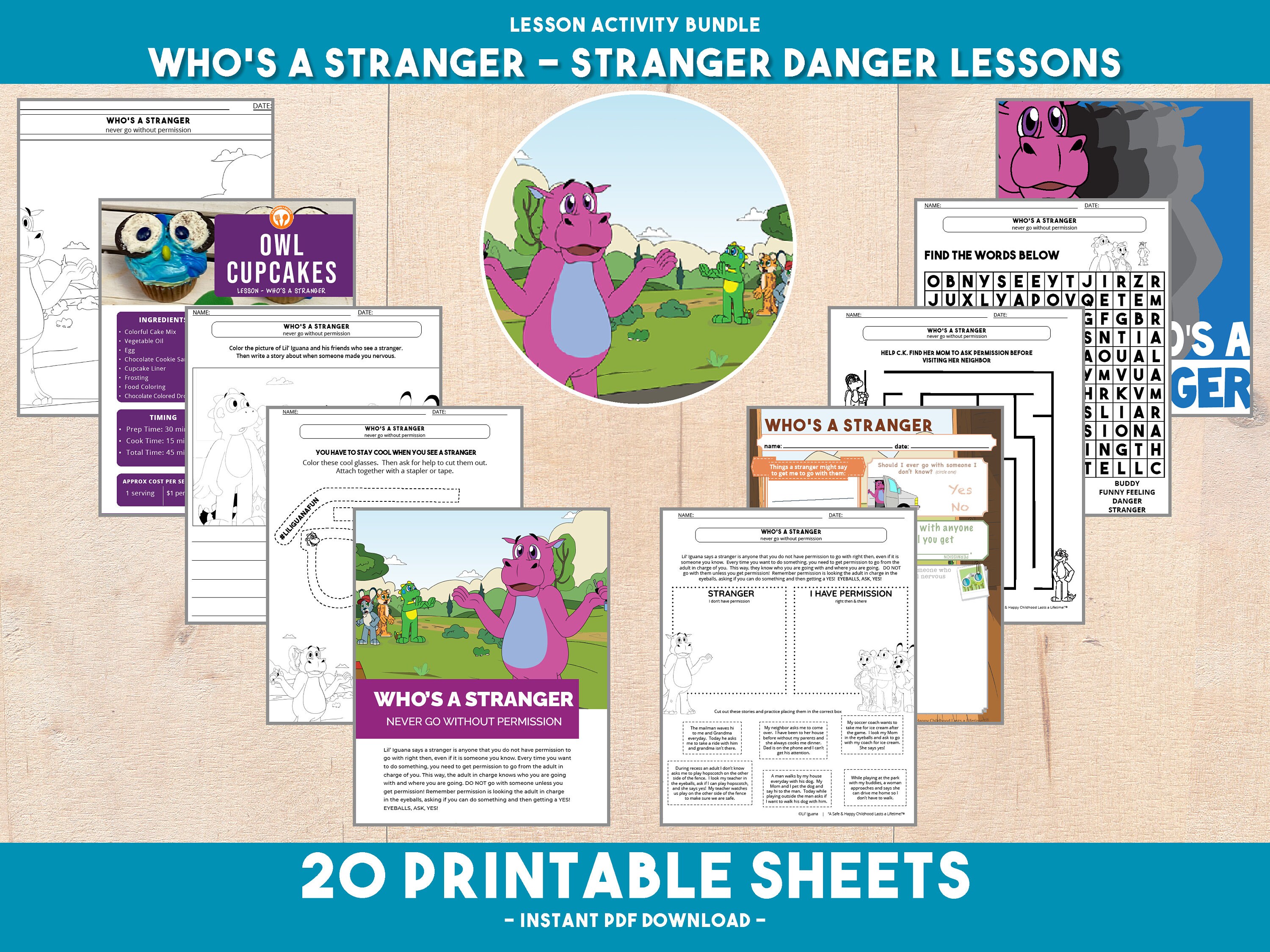 Stranger Danger Worksheets For Kindergarten