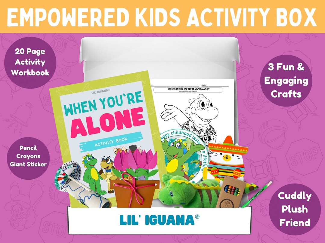Home Alone Activity Box: Safety Lesson, Crafts & Plush - Etsy