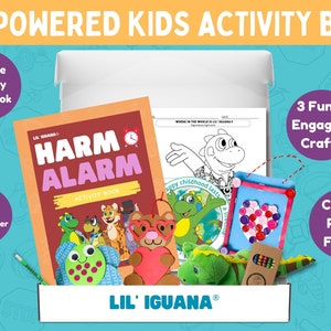Harm Alarm Activity Box: Crafts, Plush, Workbook - Etsy