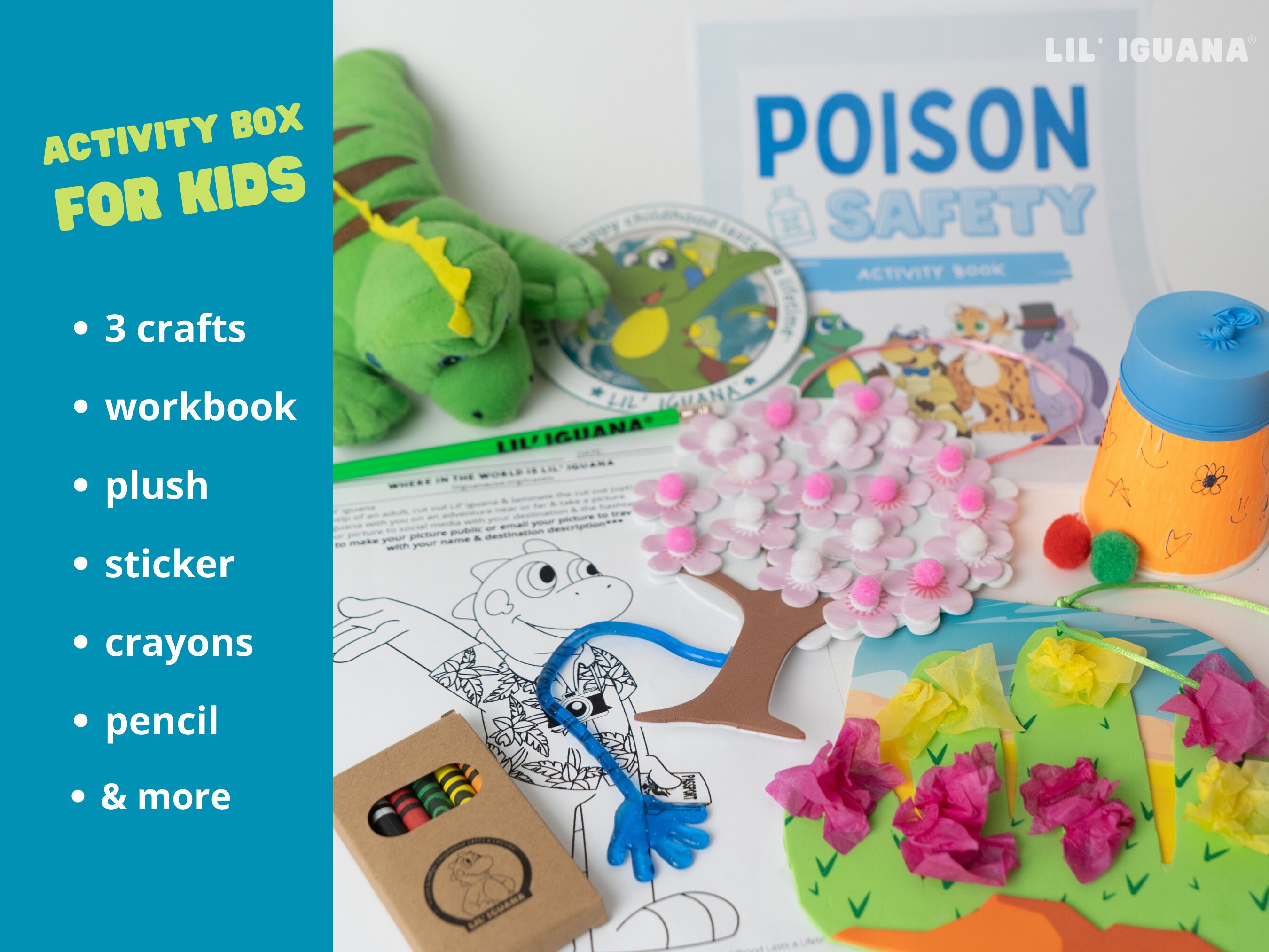 Poison Safety Activity Box: Plush, Crafts, Workbook - Etsy