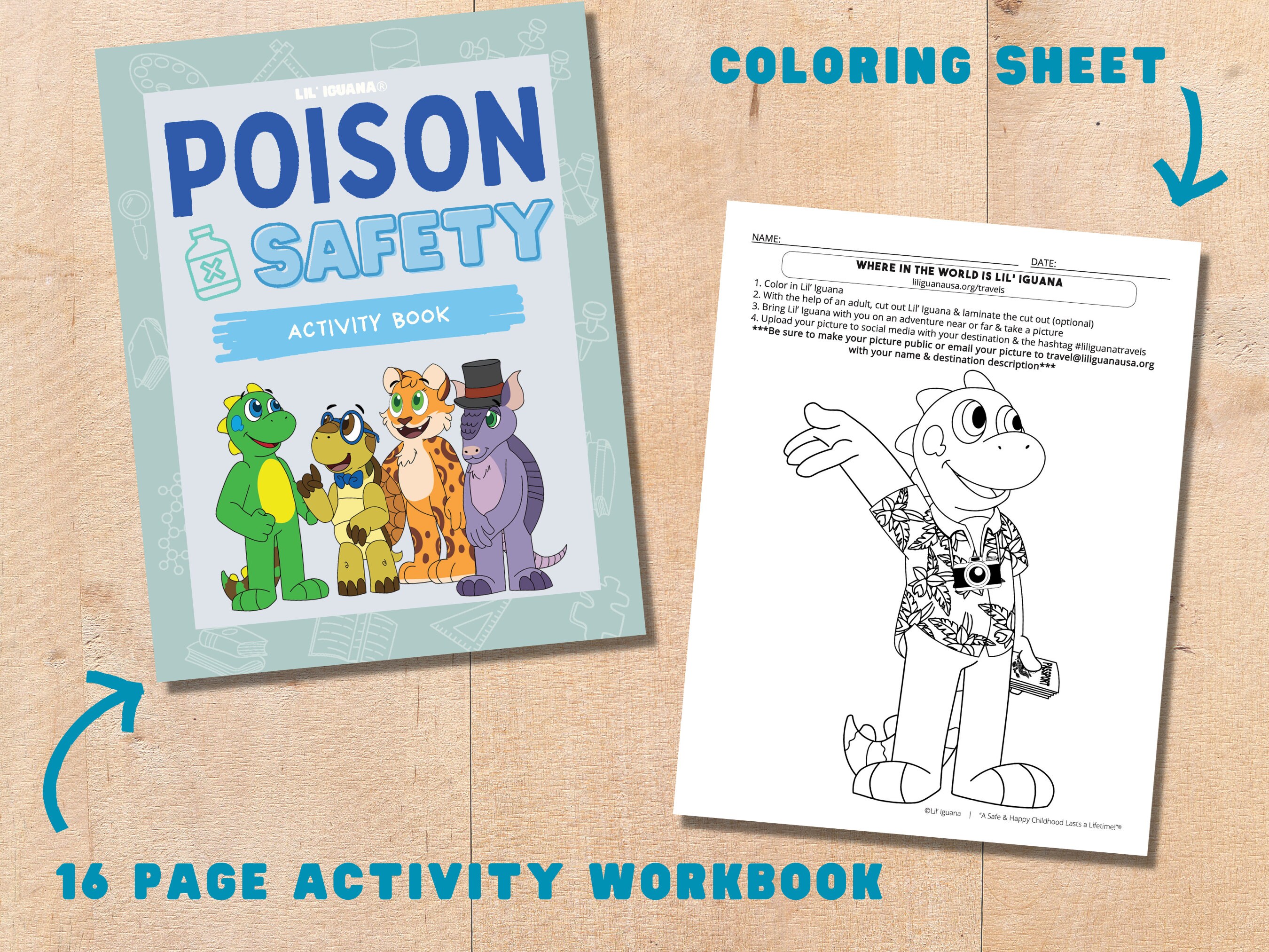 Poison Safety Activity Box: Plush, Crafts, Workbook - Etsy
