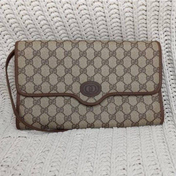 Authentic Vintage Gucci Interlocking GG Monogram Supr… - Gem