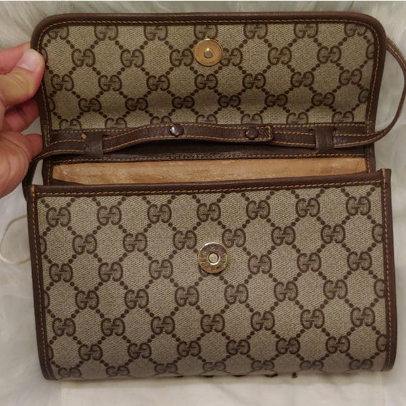 Authentic Vintage Gucci Interlocking GG Monogram Supr… - Gem