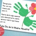 Mother's Day Handprint Printable Baby Keepsake Art Craft Teacher Parent ...