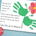 Mother's Day Spanish Handprint Printable Baby Keepsake Art Craft Dia De ...