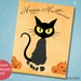 Halloween Printable Craft for Baby Footprint Keepsake Art Craft Teacher ...