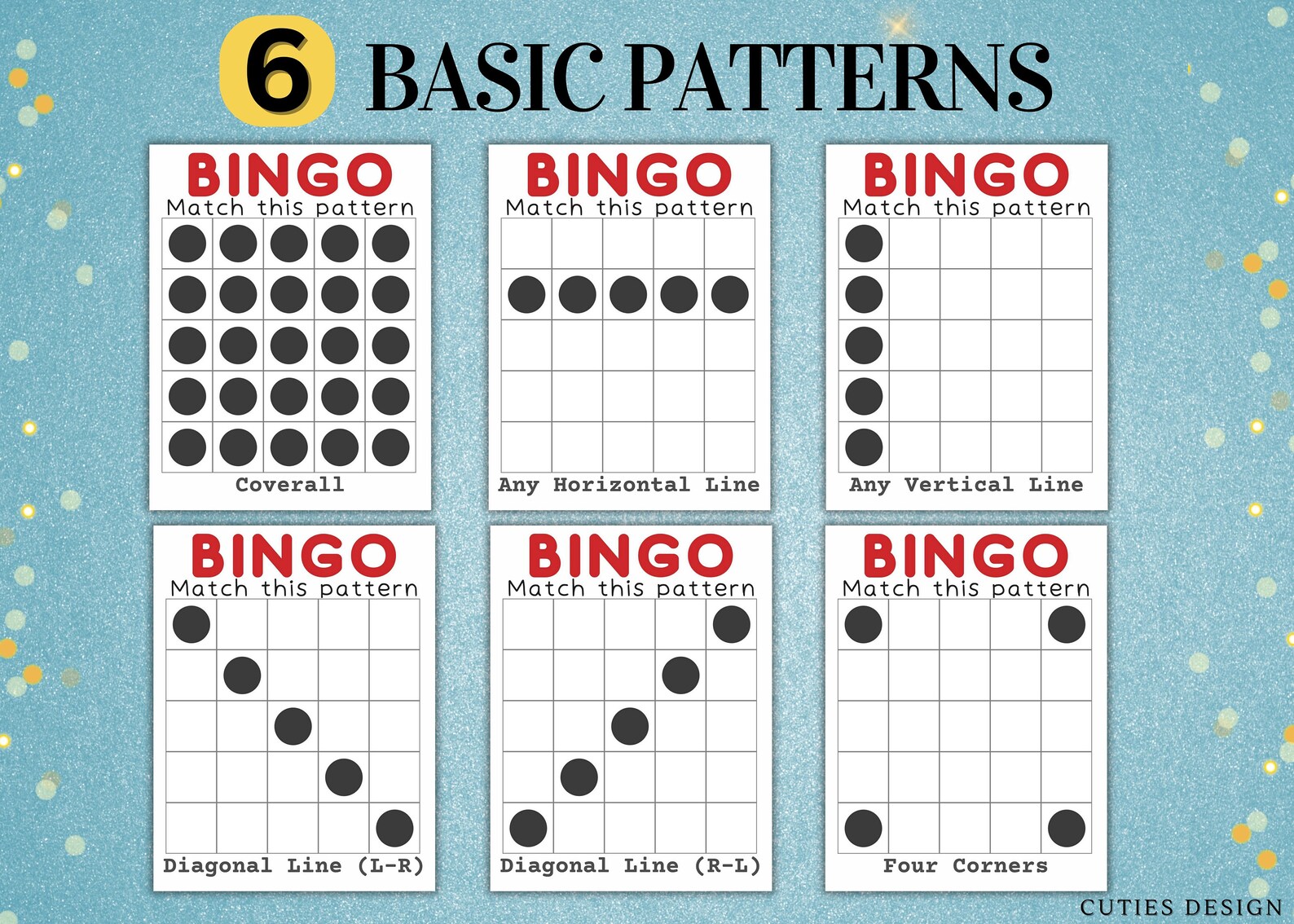 Bingo Pattern Playbook: 56 Unique Patterns for Kids & All Ages Bingo ...