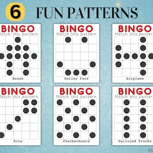 Bingo Pattern Playbook: 56 Unique Patterns for Kids & All Ages Bingo ...