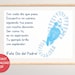 Father's Day Spanish Footprint Printable Baby Keepsake Art Craft Día ...