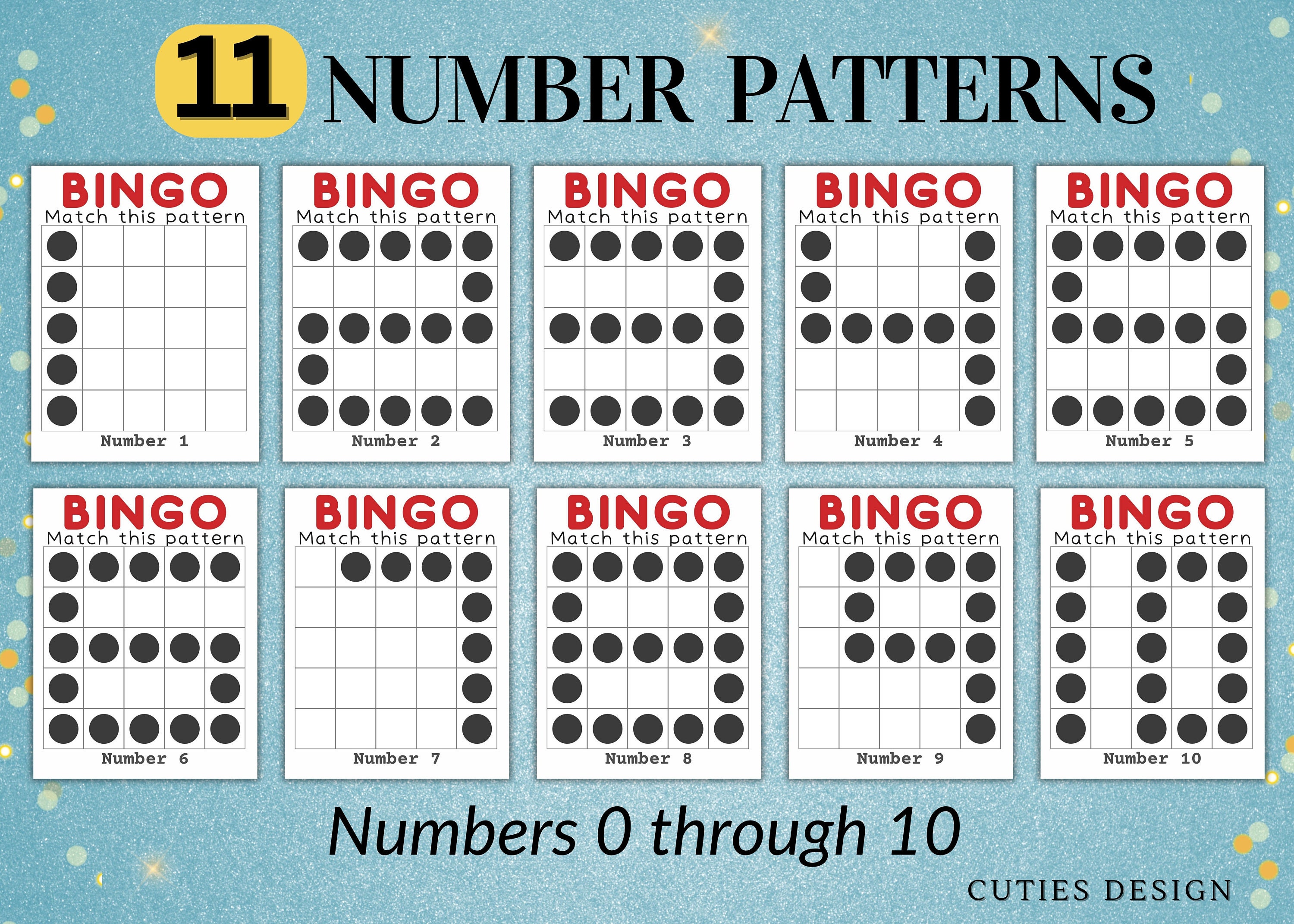 Bingo Pattern Playbook: 56 Unique Patterns for Kids & All Ages Bingo ...